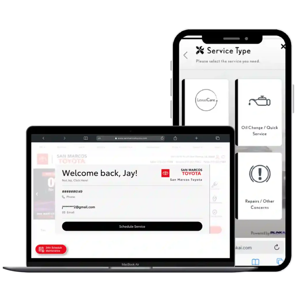 BLiNK AI Web Scheduler Promo - Blink Ai Automotive
